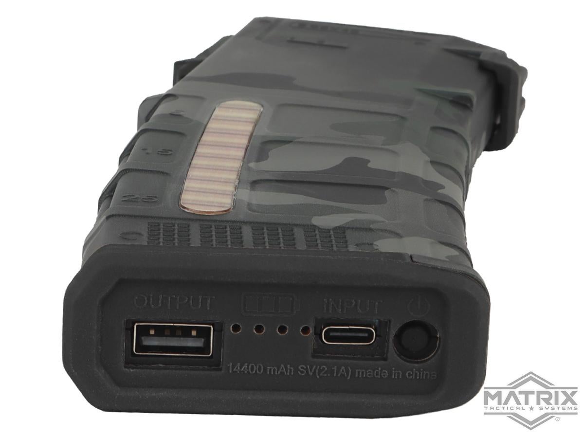 Matrix Dummy M4 Magazine 18650 Battery Power Bank (Color: Multicam ...