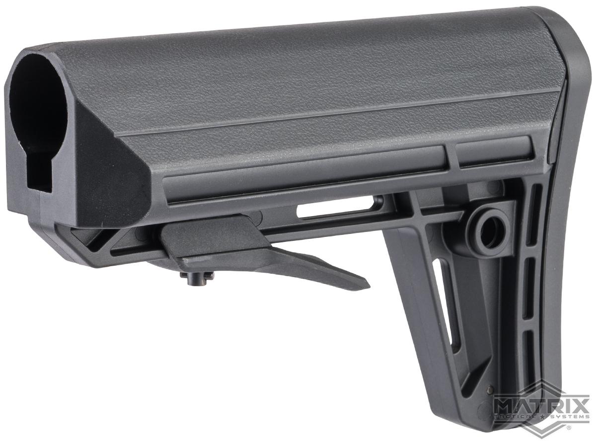 Matrix M918 Low Profile Stock for M4 / M16 Series Airsoft Rifles ID ...
