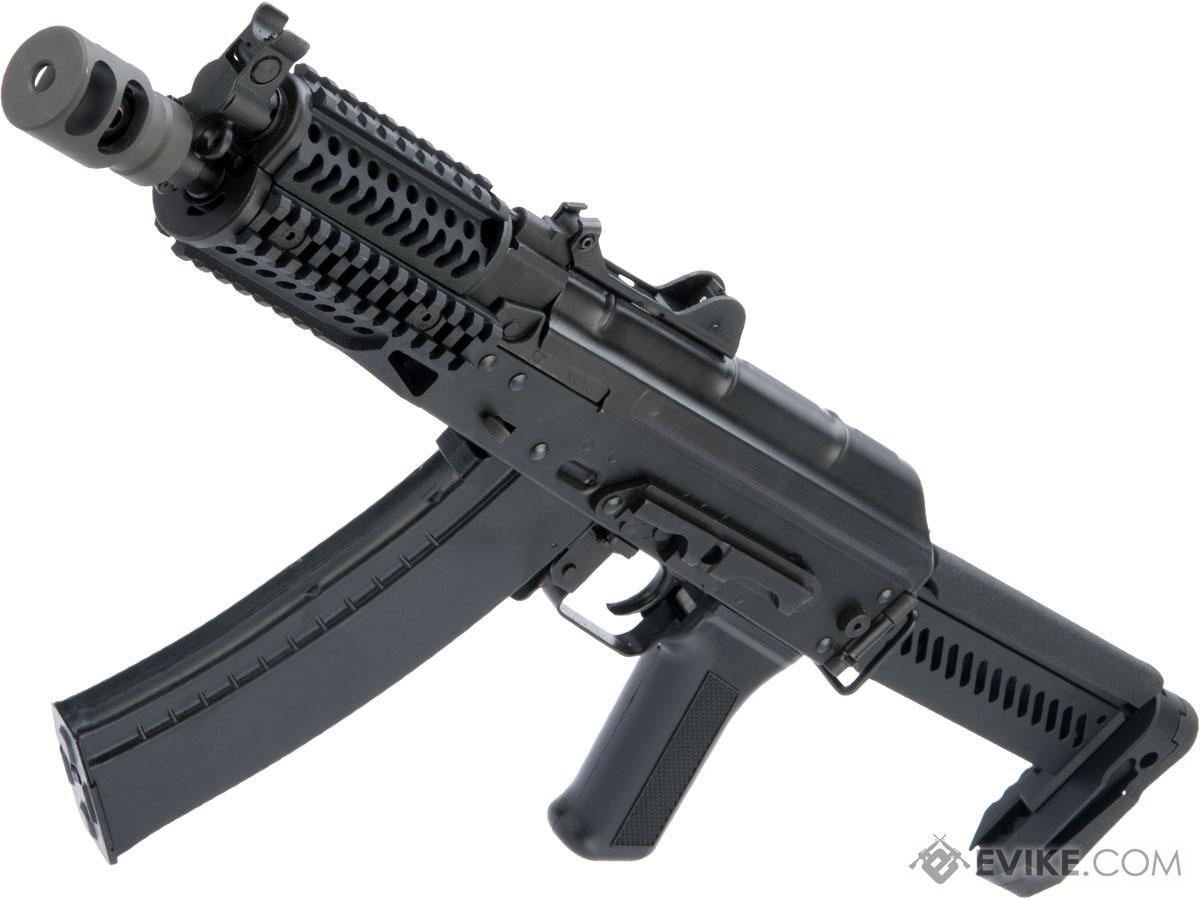 LCT Stamped Steel ZK Series AK Airsoft AEG Rifle w/ Side-Folding Z ...