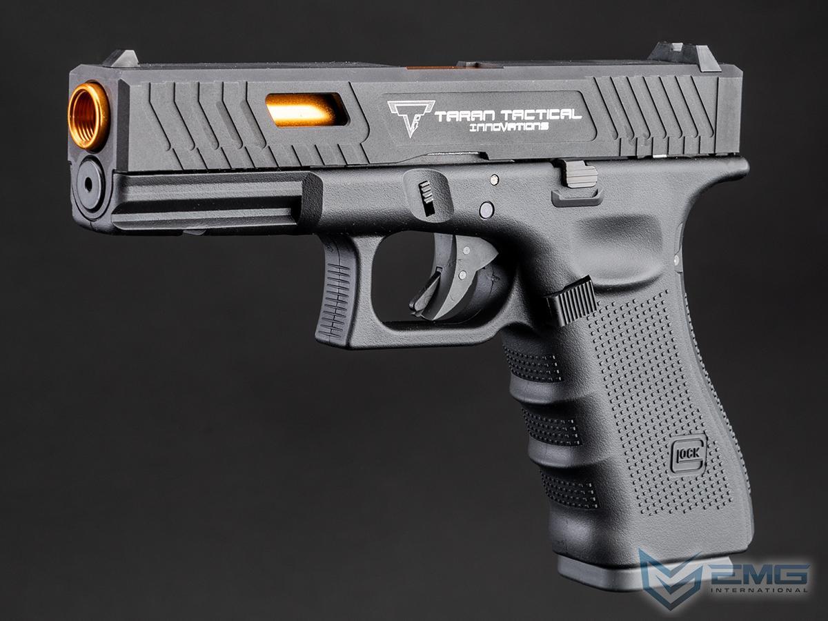 Custom Licensed GLOCK 17 Gen 4 CO2 Gas Blowback Airsoft Pistol by KWC w/ EMG TTI CNC Combat ...