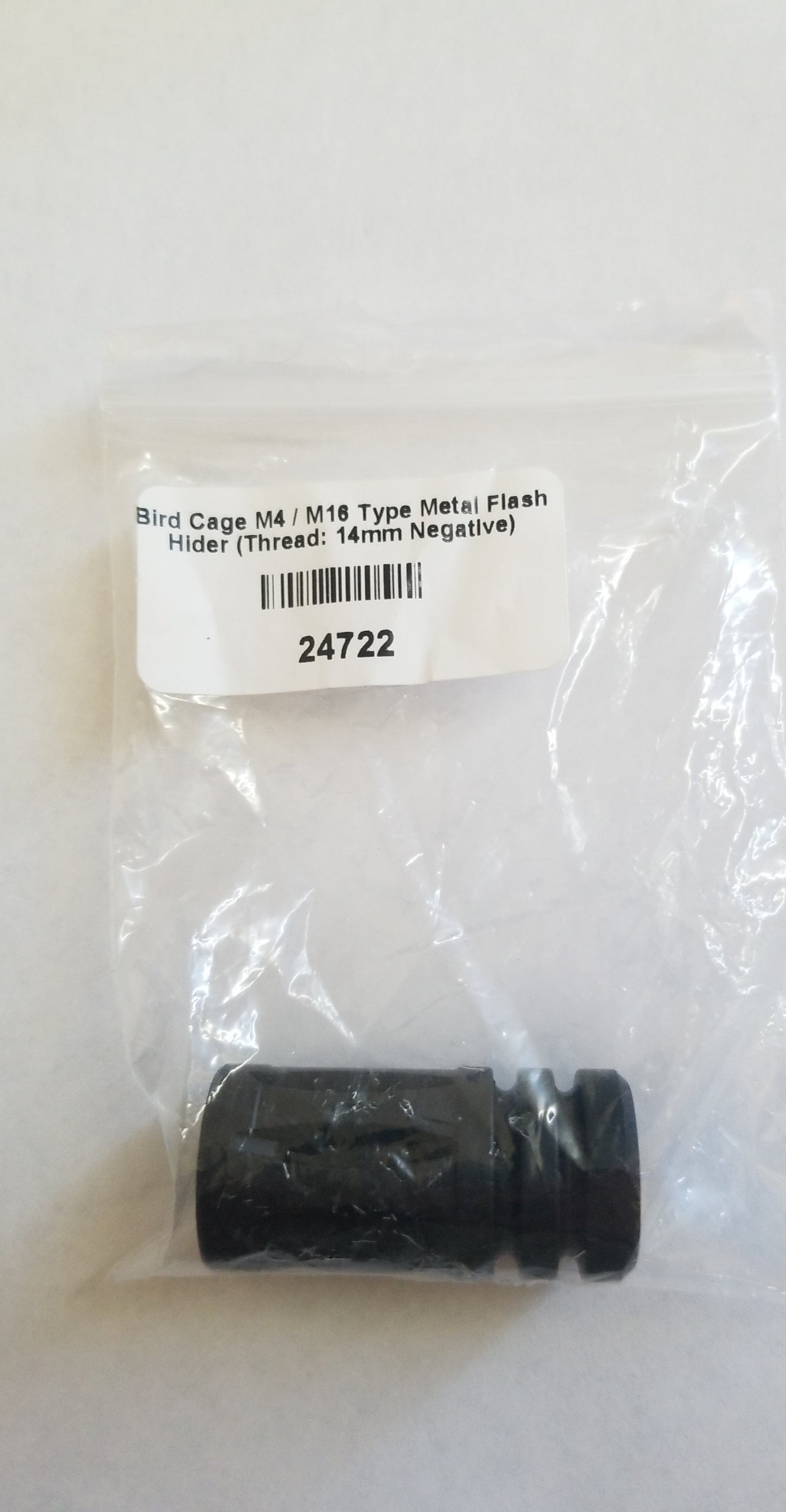 Matrix Bird Cage M4 / M16 Type Metal Flash Hider (Thread: 14mm Negative ...