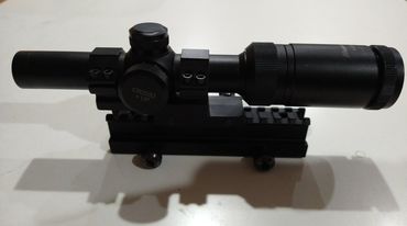 Hammers 1-4x20 Compact Short Rifle Scope w/Illuminated Etched Glass ...